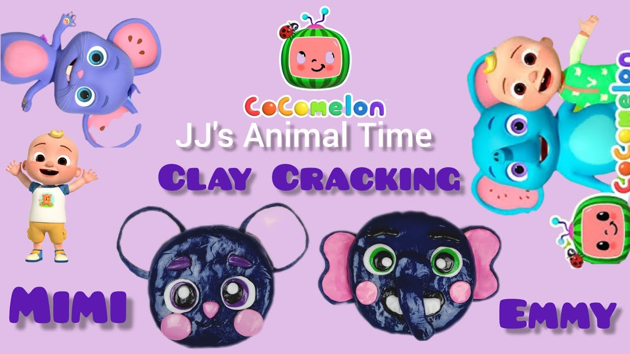 [ASMR] Cocomelon JJ's Animal Adventure Emmy Sick | Emmy and Mimi Clay ...