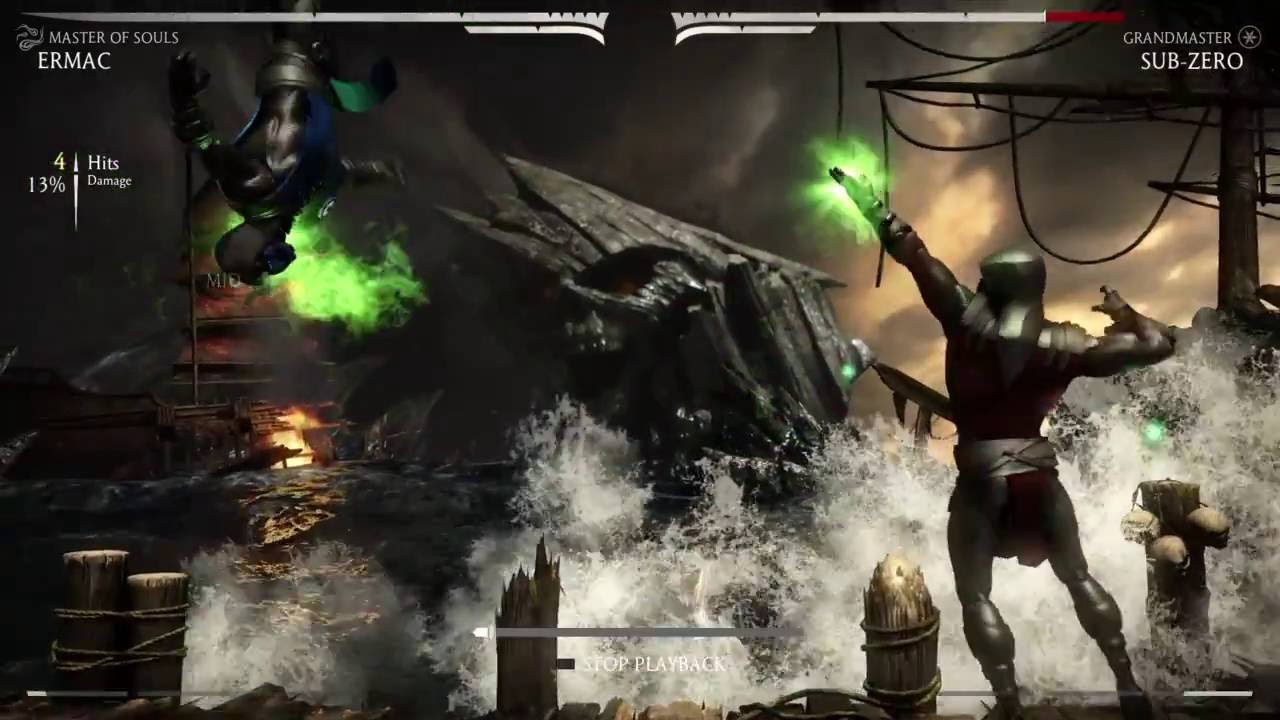 MKX - Ermac (Master of Souls) Best Combos & Set-ups! - YouTube