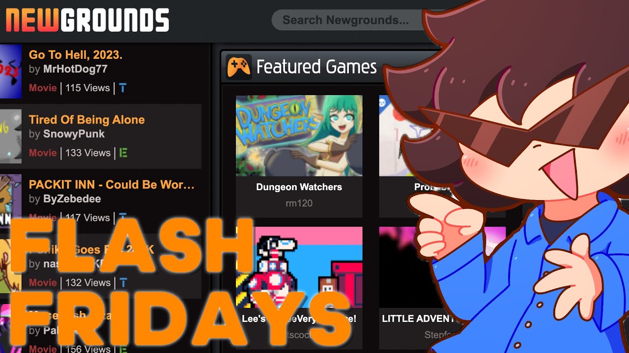 Newgrounds Flash Friday Episode 1 (w/ Chat?) - YouTube