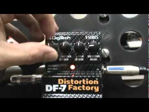 DIGITECH DF-7 DISTORTION FACTORY DEMO PART1 - YouTube