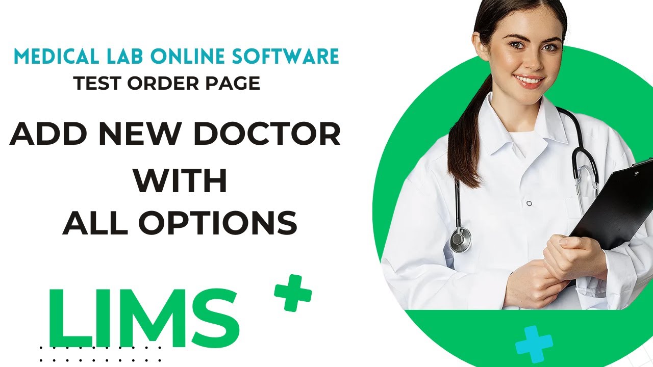 Add New Doctor at Order page | Clinical Laboratory Online Web ...