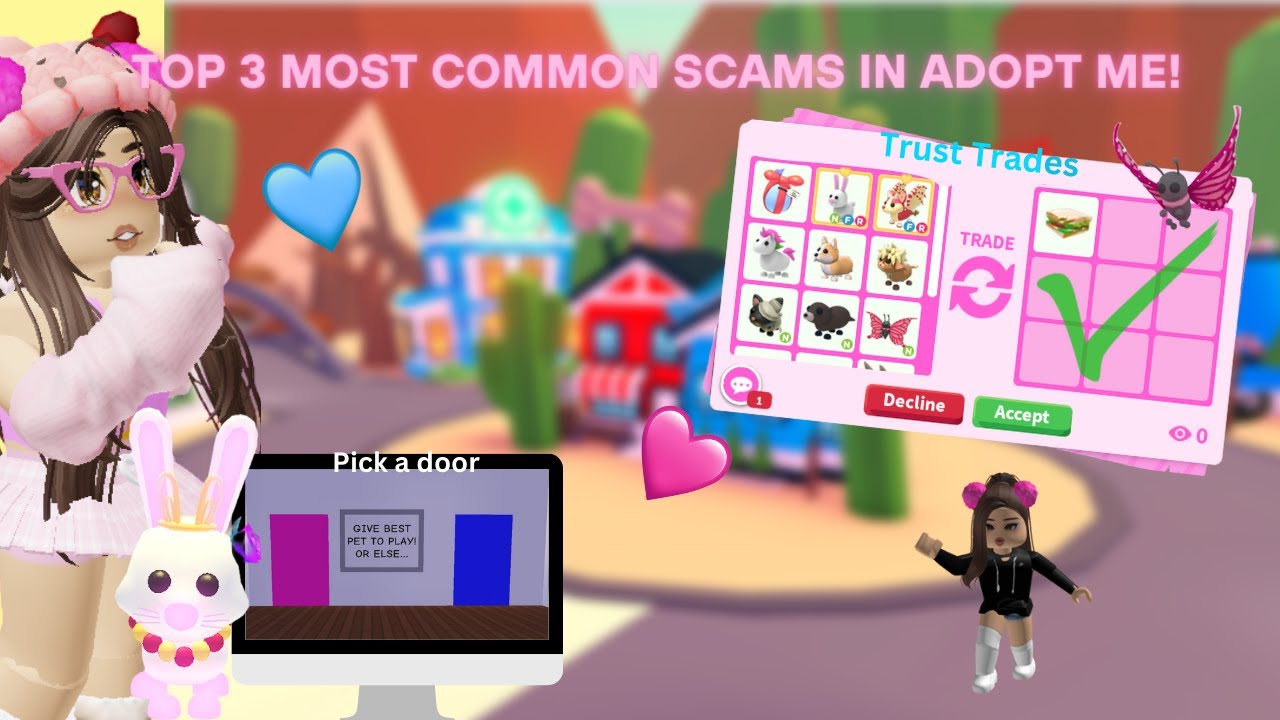 *TOP 3* Most Common Scams In Adopt Me! - YouTube