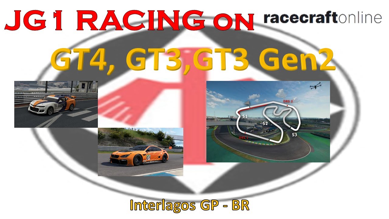 JG1 RACING on RCO - GT4 - GT3 - GT3 Gen2 - Interlagos GP - BR - YouTube