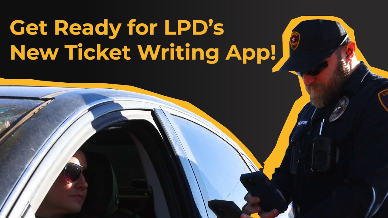 LPD's New Brazos Ticket Writing App - YouTube