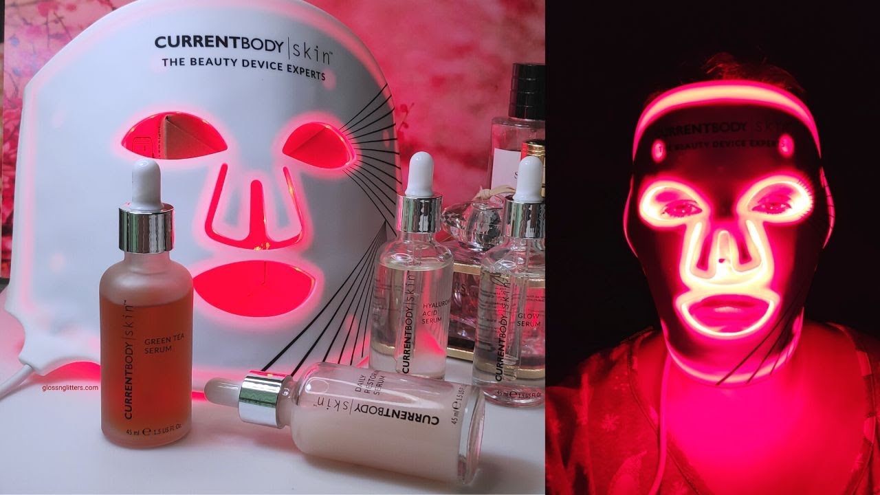 CurrentBody Skin LED Red Light Therapy Mask Review - YouTube