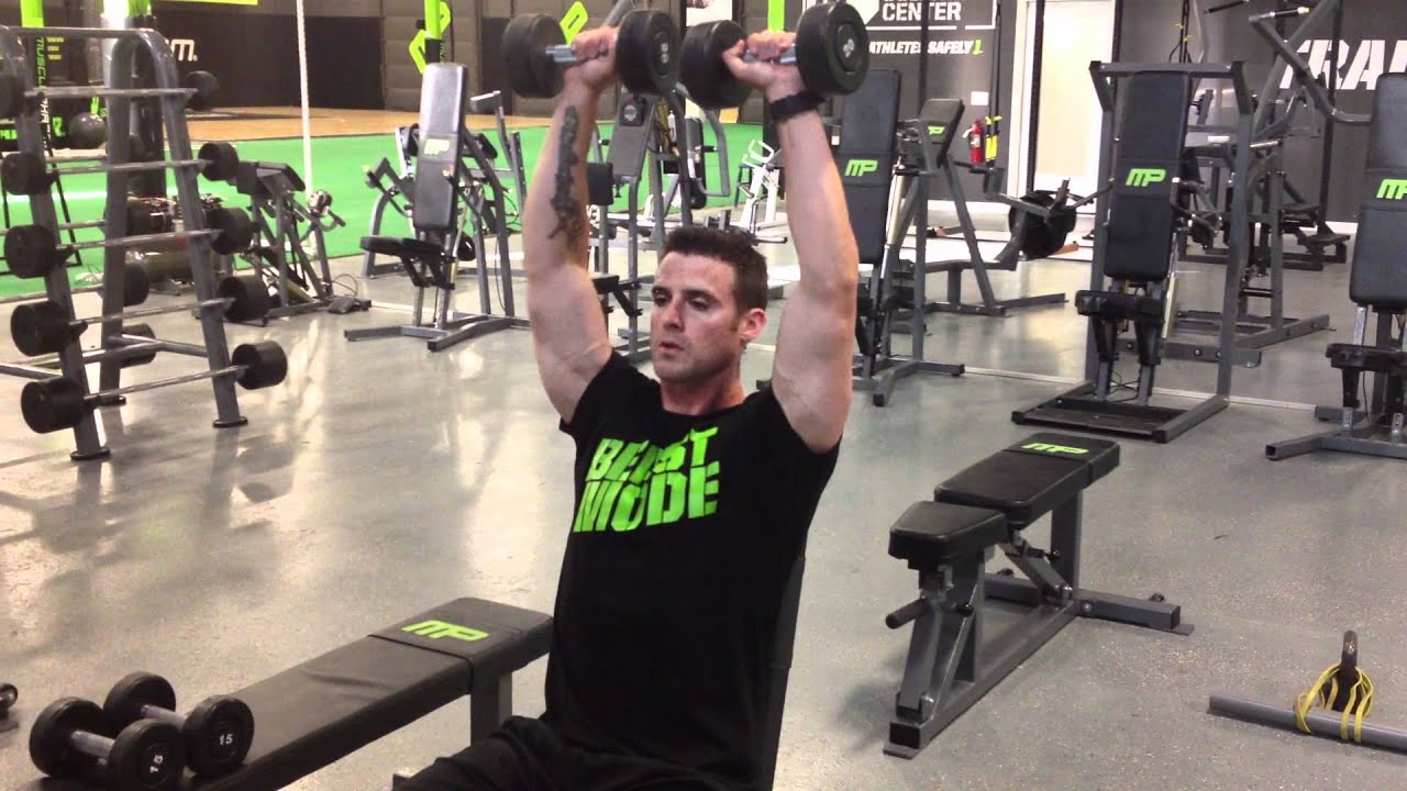 Seated Shoulder Press 28 Method - YouTube
