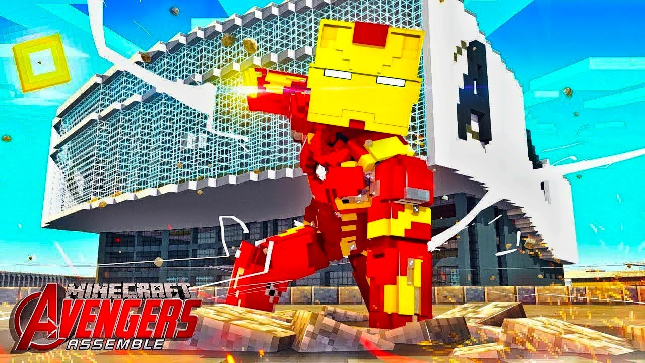 I BECAME A IRON MAN IN MINECRAFT TO SAVE THE WORLD - YouTube