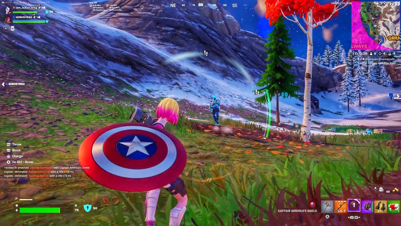 Captain America's Shield Combat Gameplay | Fortnite C5S4 - YouTube