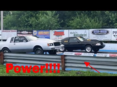 Drag racing! Bunker Hill drag strip in Indiana.