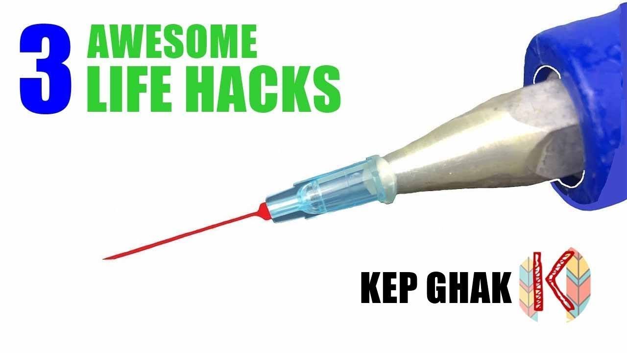3 Awesome Life Hacks Amazing Life Hacks for Crafting - YouTube