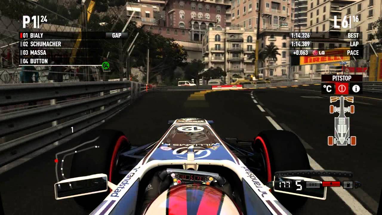 F1 2011: Race [6/19] - Monaco GP - Williams FW33 Onboard [720p] - YouTube