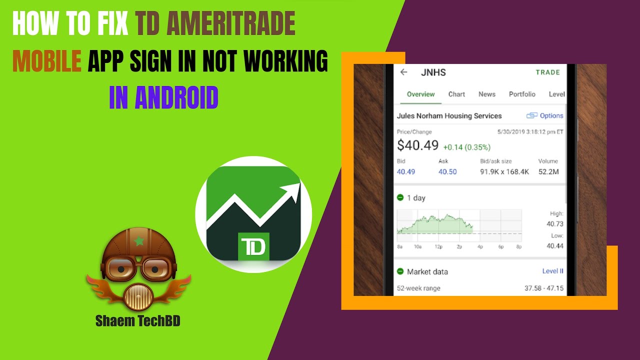 How to Fix TD Ameritrade Mobile App Sign in Not Working in Android ...