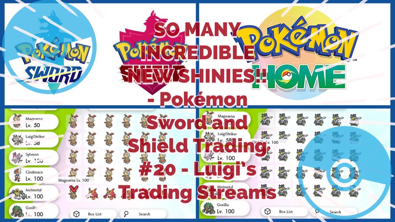 SO MANY INCREDIBLE NEW SHINIES!! - Pokémon Sword and Shield Trading #20 ...