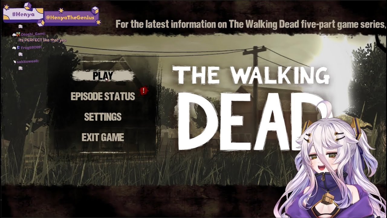Deleted vod - Henya cant sleep - walking dead game - YouTube