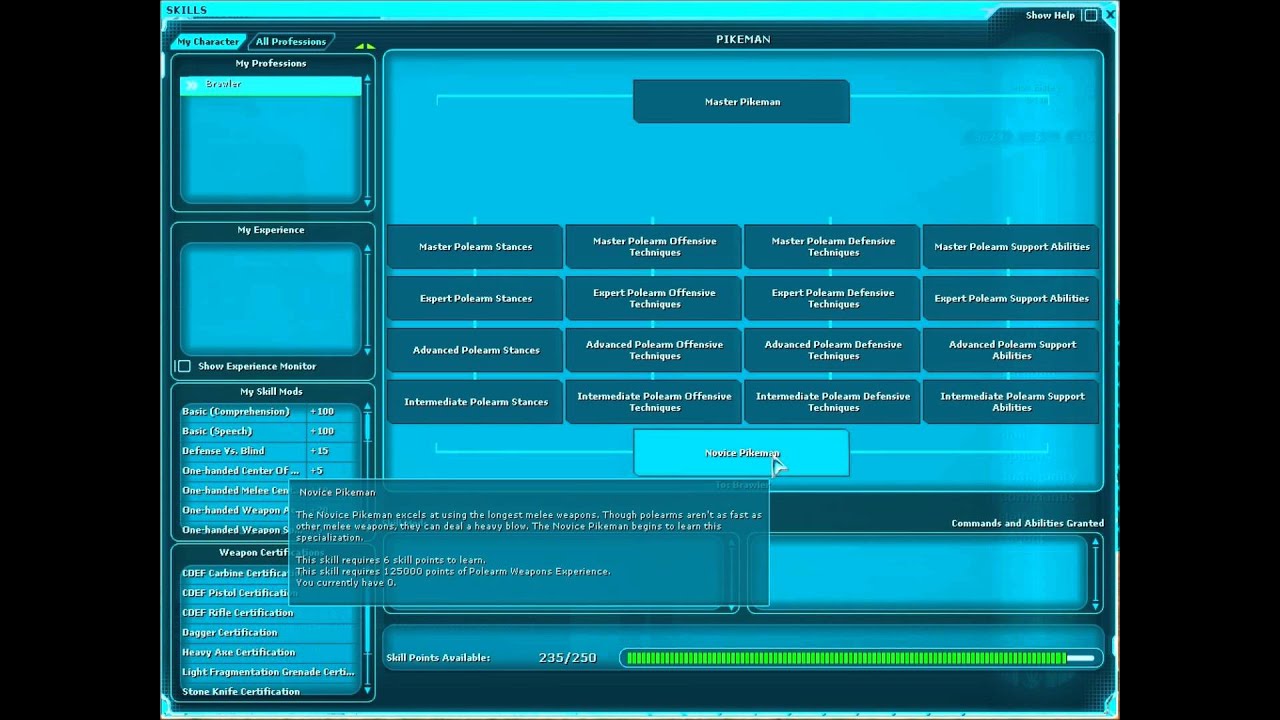 SWGEmu: Skills (leveling up) - YouTube