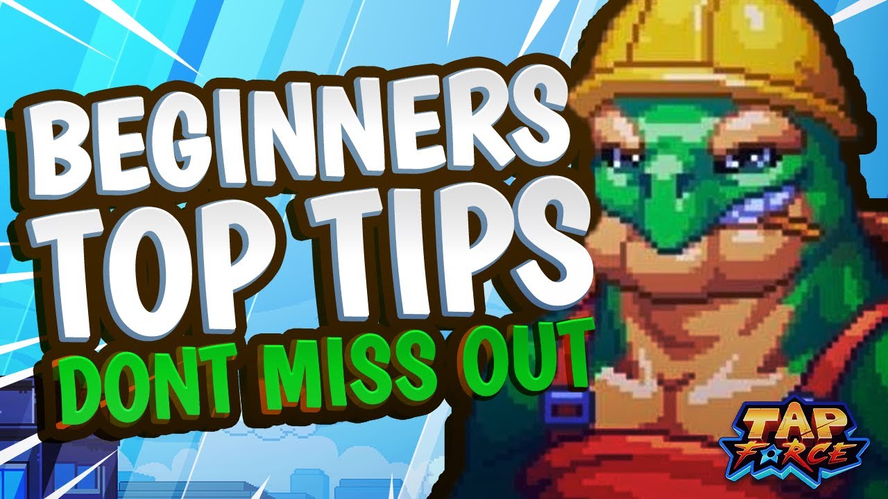 Beginners Top Tips & Tricks | Tap Force - YouTube