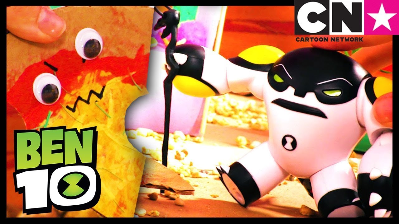 Ben 10 Toy Play | Cannonbolt's Pizza Party! 🍕 | Ben 10 Toys | Cartoon ...