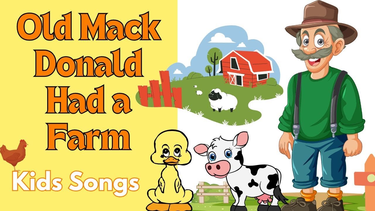 old Mack Donald had a farm l twinkle twinkle little star l wheel on the ...