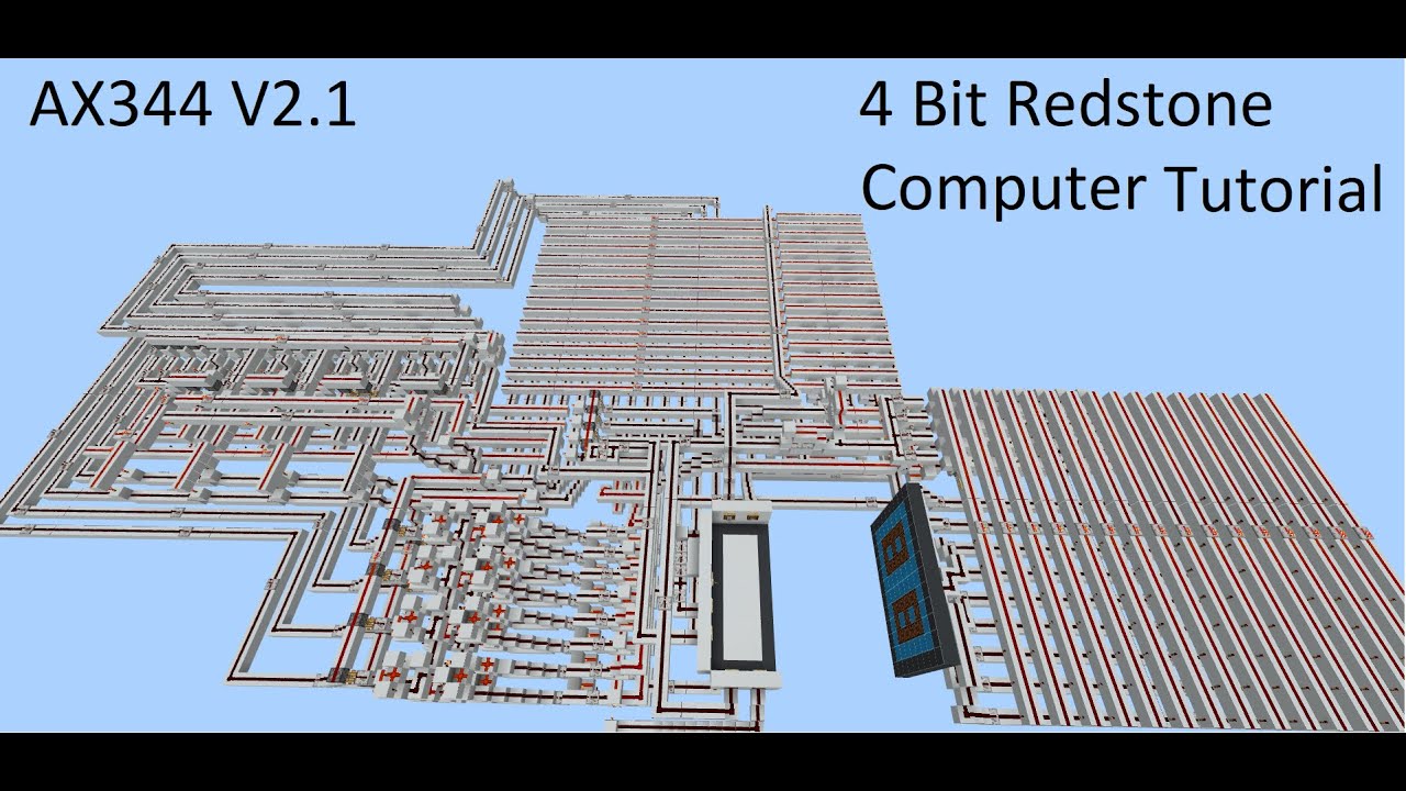 Minecraft Redstone Computer