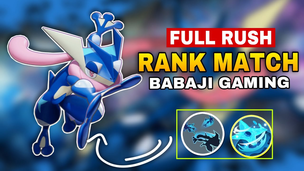 Rank Match With Green Ninja | Pokemon Unite Gameplay In Hindi - YouTube