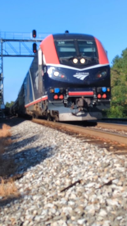 Amtrak Silver Star train P092 departs Cary NC at Fetner (North) 9/22/2024 - YouTube