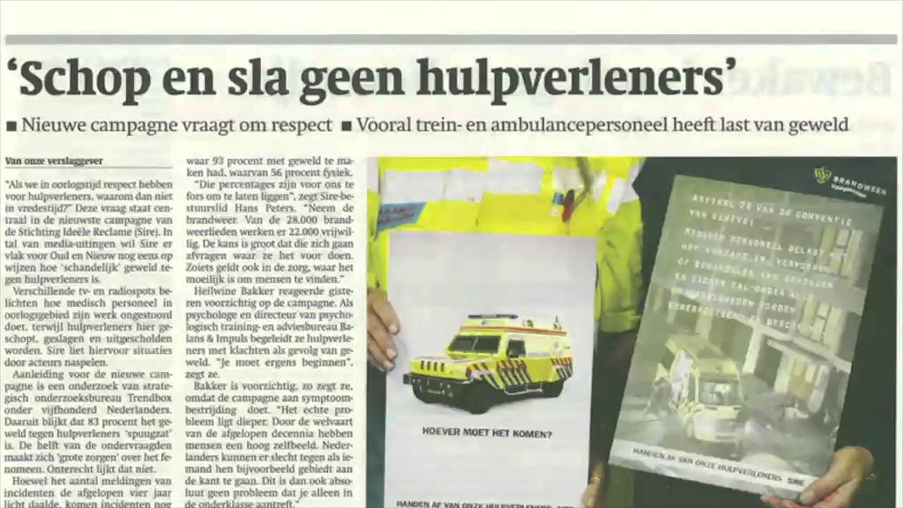 Handen af van onze hulpverleners - YouTube