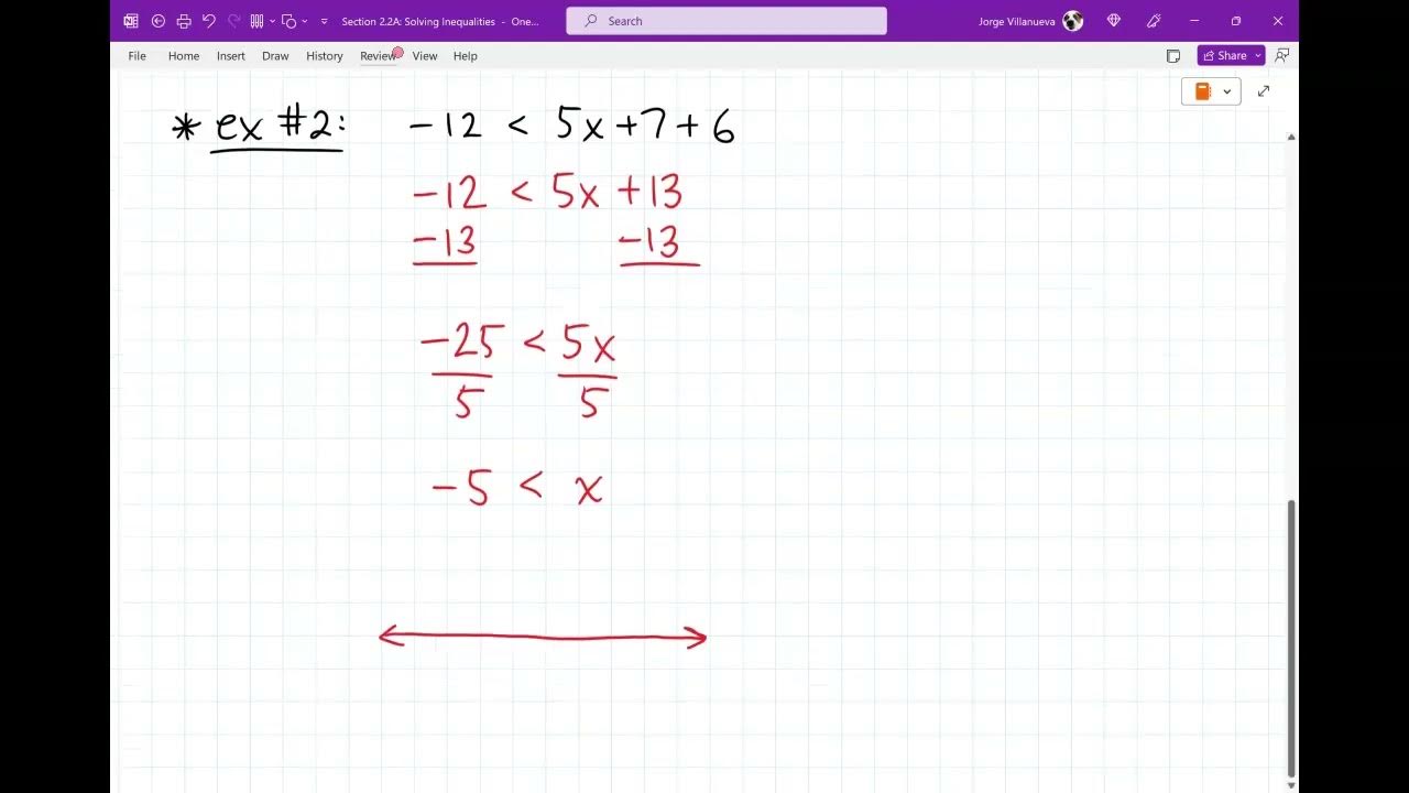 Section 2.2A / 2.2B: Solving Inequalities and Compound Inequalities (or ...