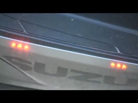 Amber LEDs on Side Panels - Suzuki Burgman 400 | MicBergsma - YouTube