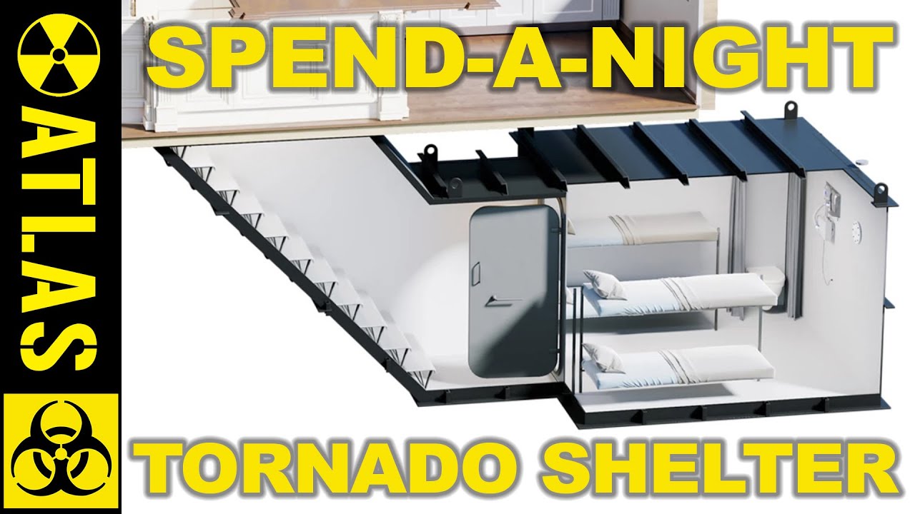 A Tornado Shelter you can "Spend-A-Night" In Comfortably!!! - YouTube
