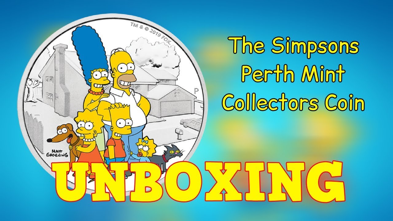The Simpsons: Perth Mint Collectors Coin - Unboxing - YouTube