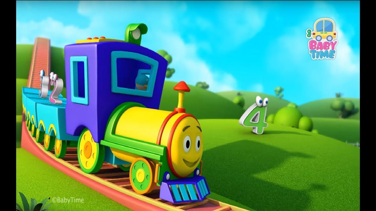 Joe, The Train | Learning Numbers With 3D Train | BabyTime - Videos For ...