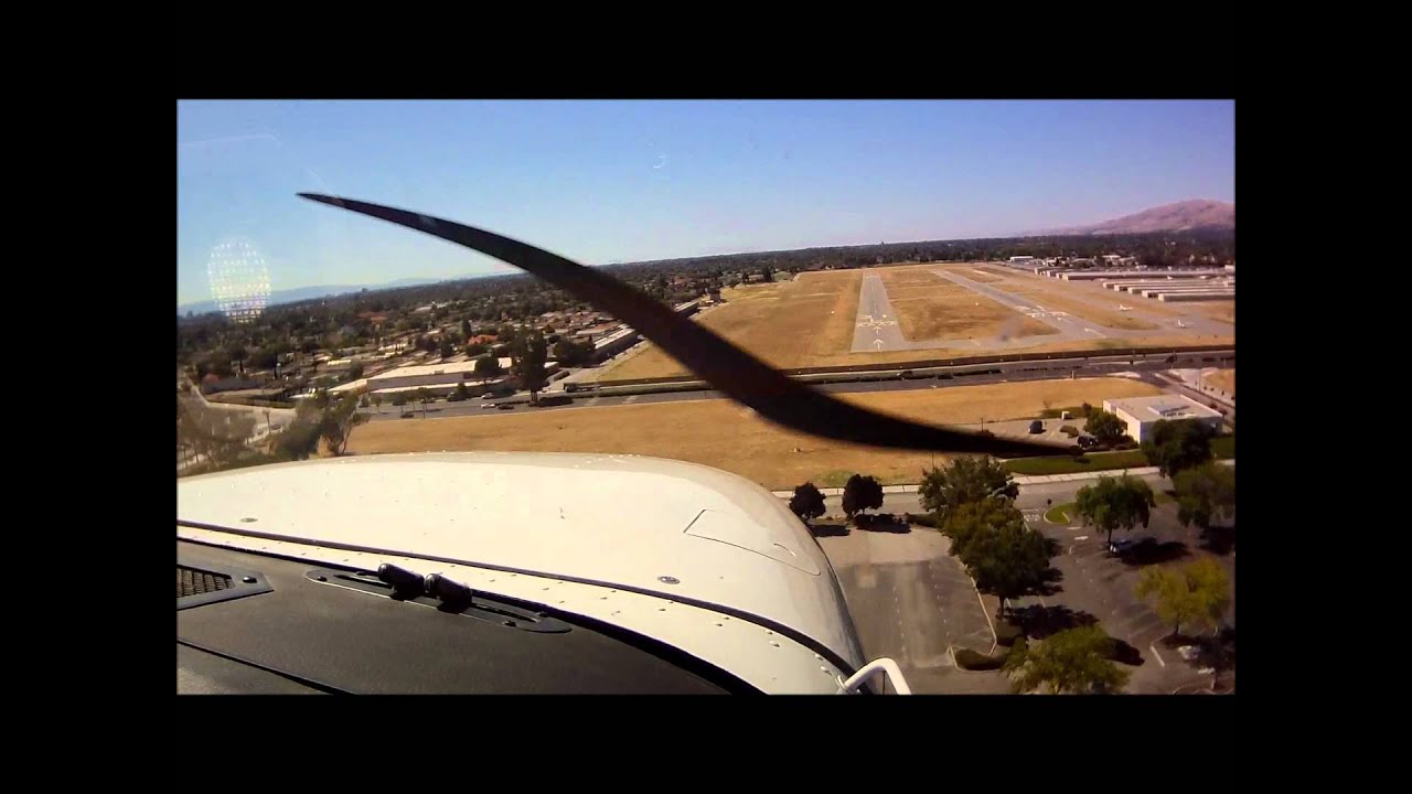 HD Video HD Audio Wind shear landing at KRHV - YouTube
