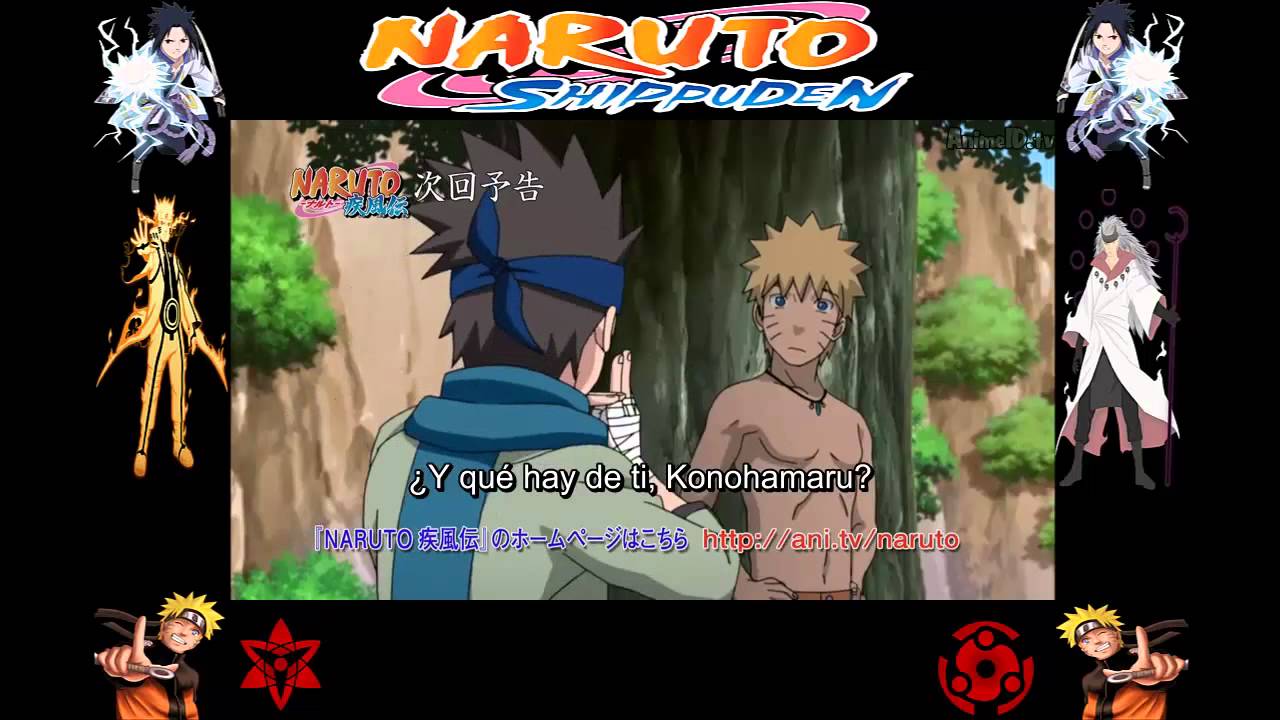 NAruto Shippuden 422 y 423 - YouTube