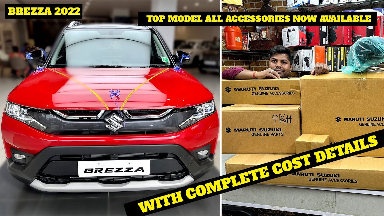 brezza 2022 modified के लिए brezza 2022 accessories फुल रेंज available ...
