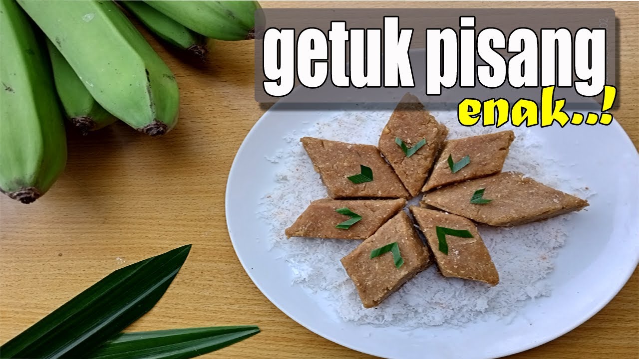 Resep Cara Membuat Getuk Pisang paling enak - YouTube