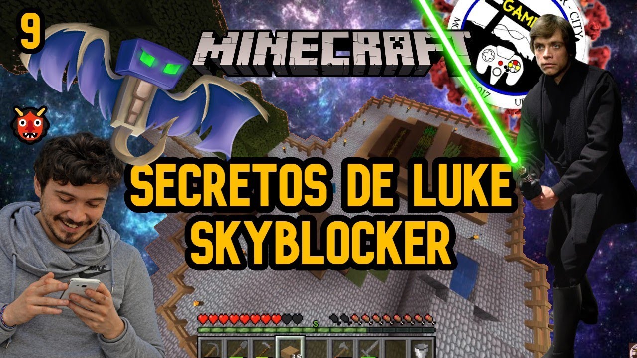 ⛏ Luke Skyblocker - Tutorial MINECRAFT 1.15 / SKYBLOCK 4.07 SURVIVAL ...