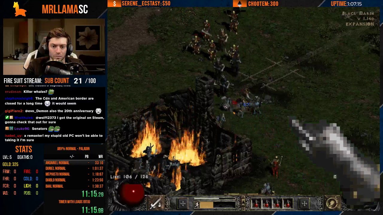 Diablo 2 - Paladin BIG CURSOR Speedrun! - Mobile Friendly :D - YouTube