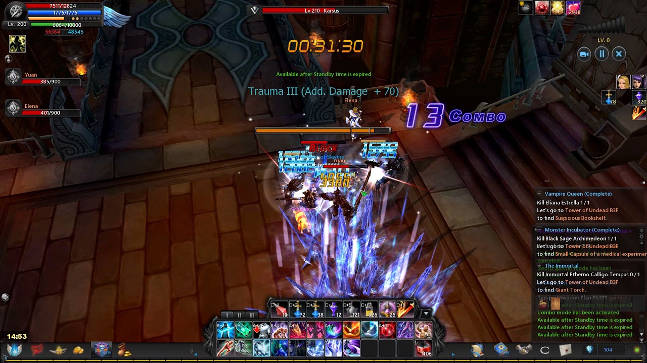Cabal Online EU - Force Blader first Eod3 solo run - YouTube