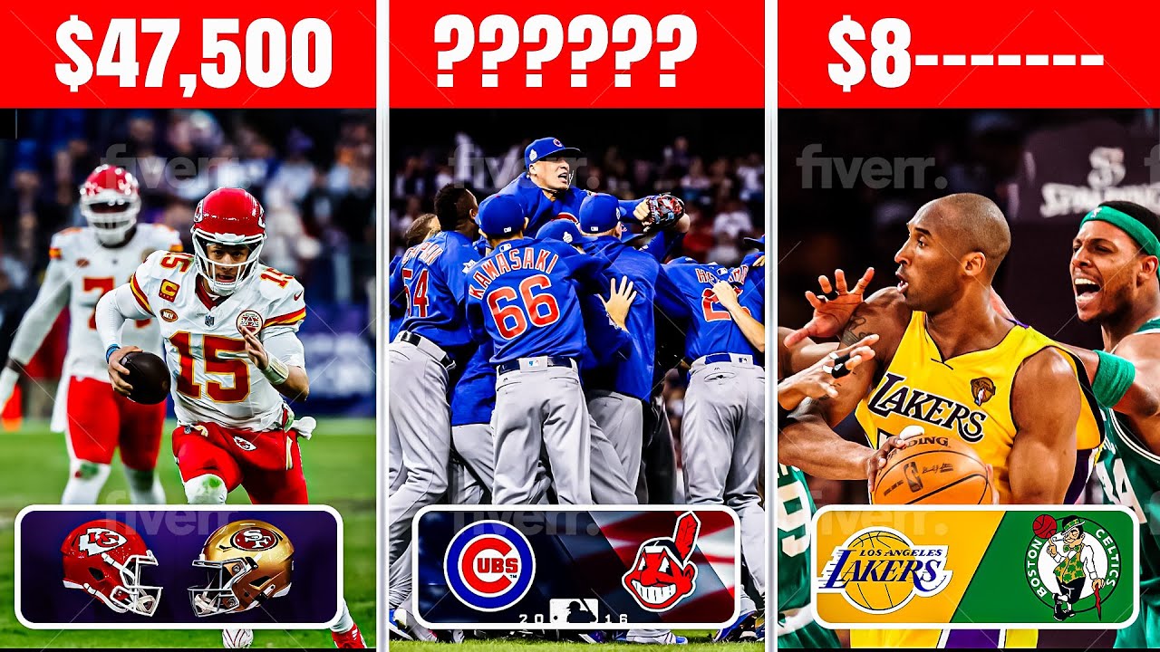 Ten Most Expensive Sporting Event Tickets All Time #superbowl # ...