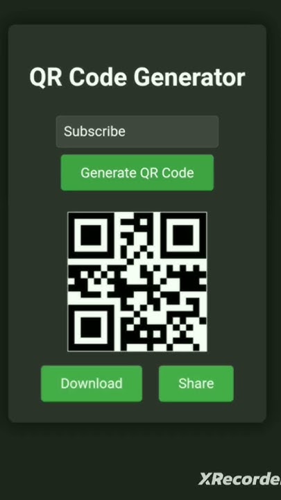 QR code generator using html css javascript #arcoder07 #coder - YouTube