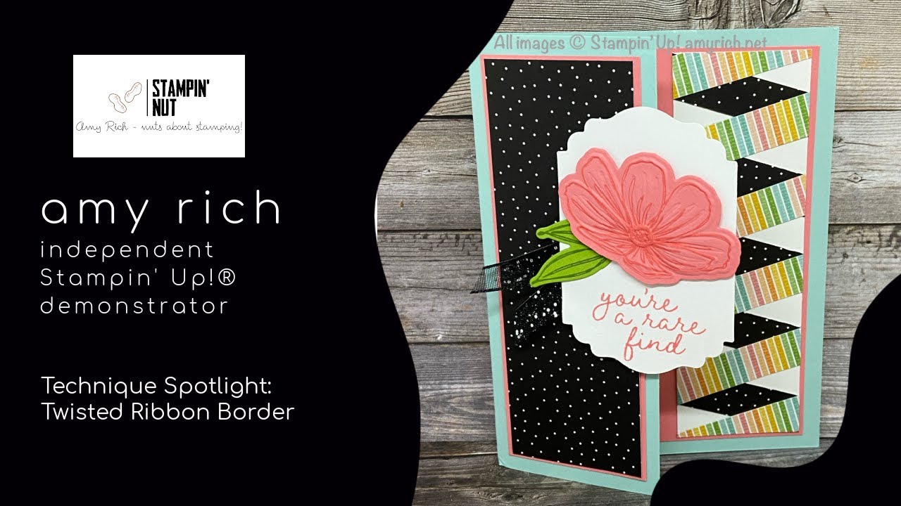 Technique Spotlight: Twisted Ribbon Border - YouTube