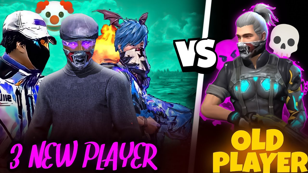 NOT ABID GAMING VS 3 NEW PLAYER | FREE FIRE | - YouTube