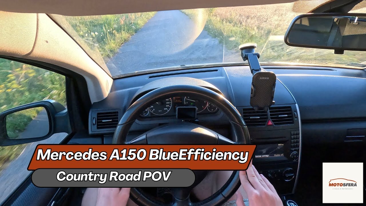 Mercedes-Benz A150 BlueEfficiency W169 (2009) POV Country Road Drive ...