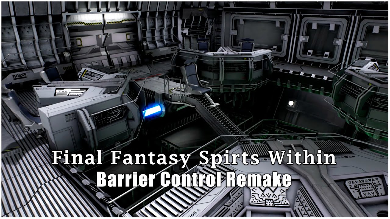 Final Fantasy Spirits Within - Barrier Control Remake - UE4 - YouTube