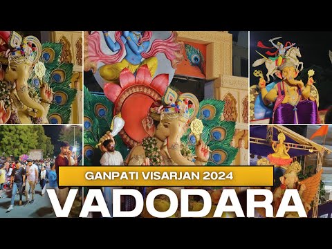 Manjalpur Cha Raja Ganpati Visarjan 2024 | ganpati visarjan vadodara ...
