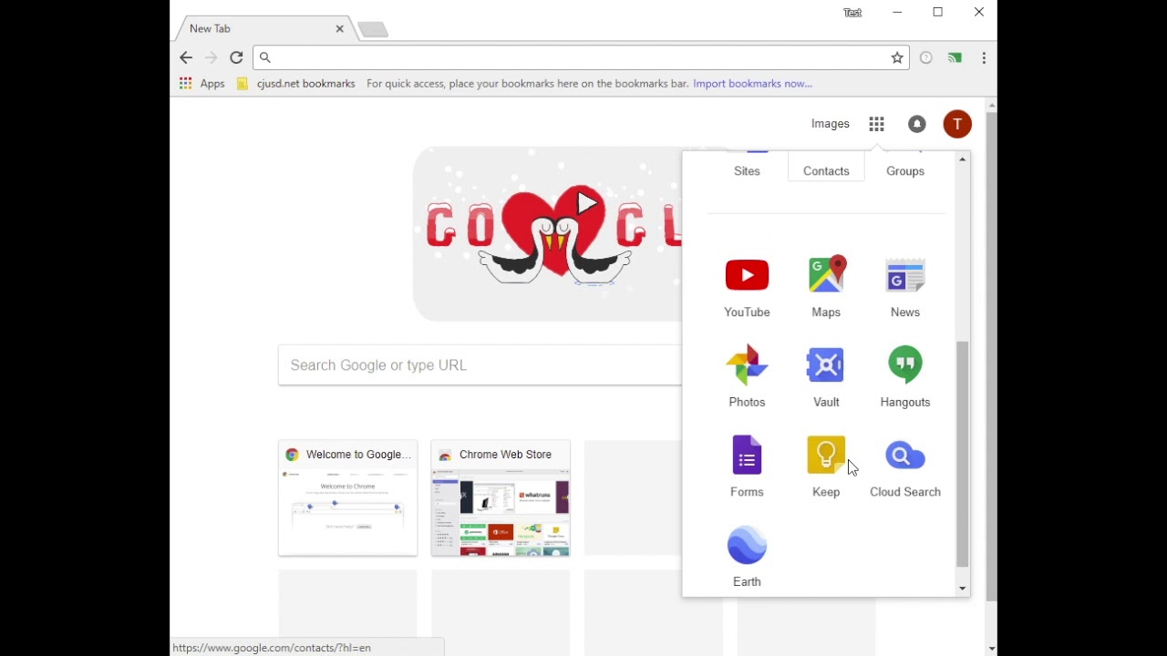 Signing Into The Chrome Web Browser - YouTube