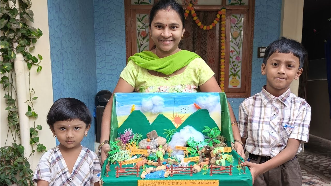 Jaideep School project on Endangered Species and Conservation | how to ...