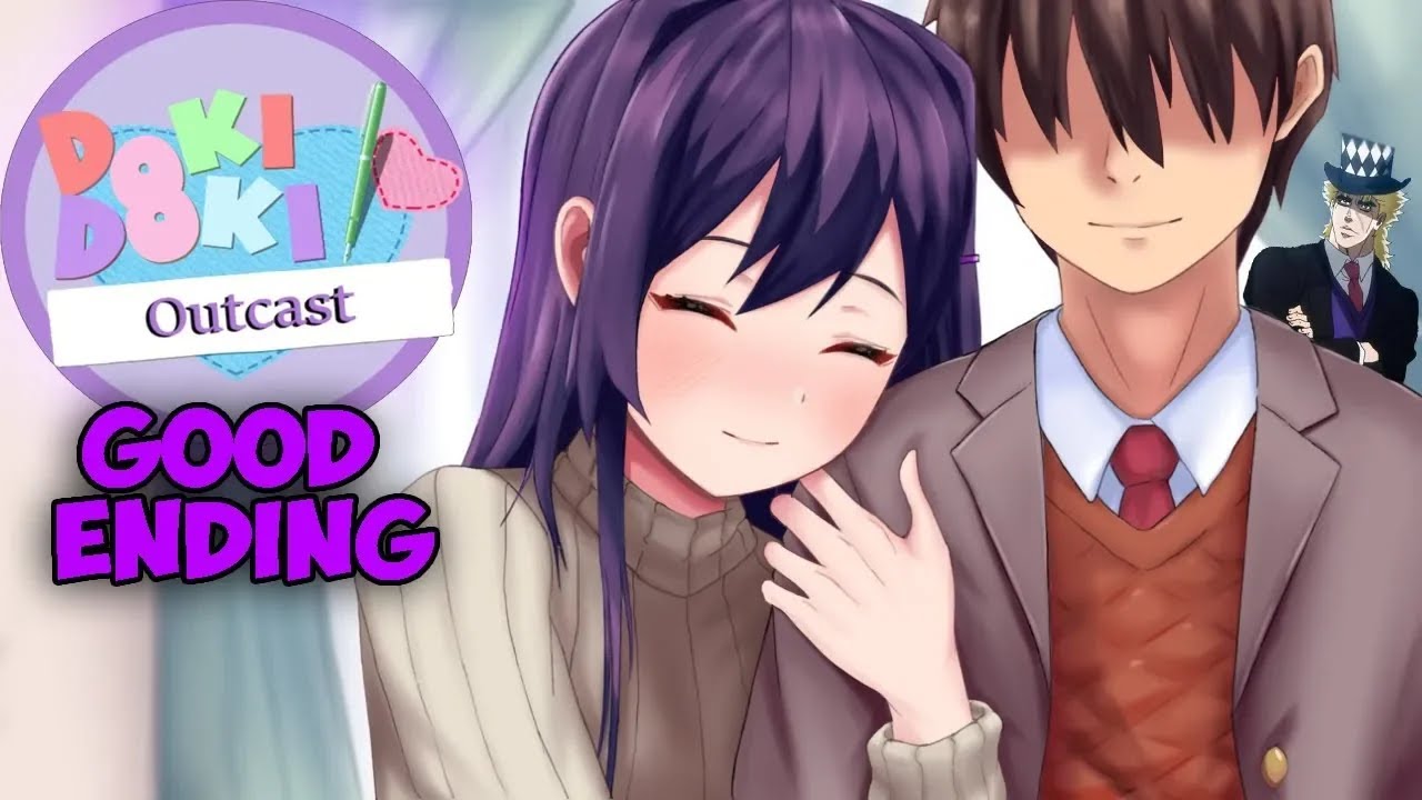 YURI FINALLY GETS HER HAPPY ENDING!|Doki Doki Outcast#16/ GOOD/TRUE END ...