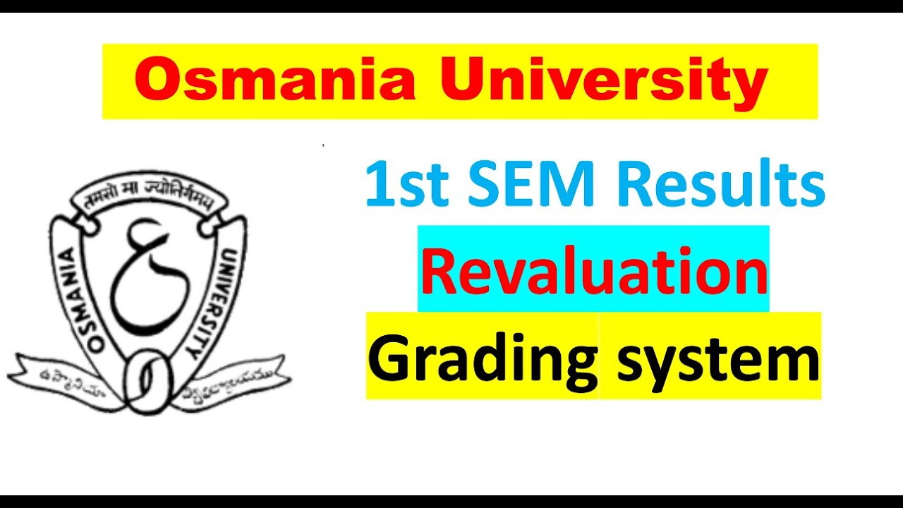 OU 1st SEM Revaluation/photocopy Details || OU Grading system || How to ...