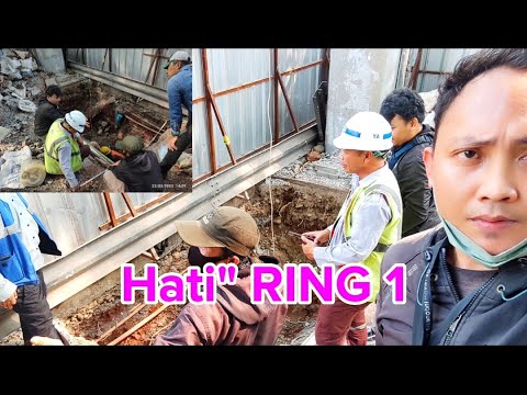 PELAKSANA PROYEK SAMPAI DATANG AKIBAT GALIAN HALTE LIFT ADA JALUR RUTE DUCT TELKOM UNTUK RING 1 ...
